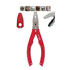 VAMPLIERS 6.25" Screw Extraction Multipurpose Pliers with Unique Non-Slip Jaws. Patented Stripped Screw Remover Tool. Effeciently extracts any damaged or rusted screws/fasteners. Made in Japan: VT-001