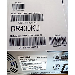 Toshiba DR430 DVD Recorder