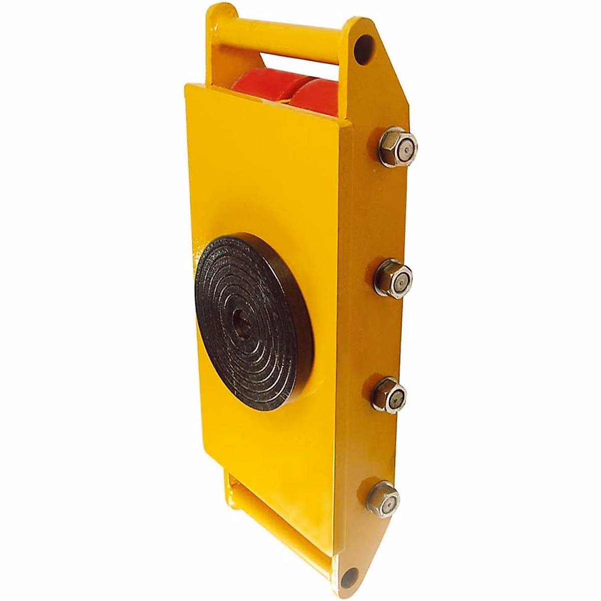 ZXMOTO Heavy Duty Machine Dolly Skates Industrial Machinery 12T 26400lbs,4pcs Machinery Mover Cargo Trolley with Steel Rollers Cap 360 Degree Rotation