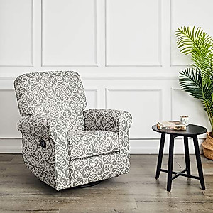 JC Home BT-R8389A30 Recliner, Gray and White