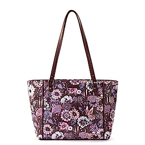Sakroots Metro Tote Bag, Cabernet in Bloom