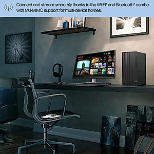 HP Pro Tower 290 G9 Desktop Computer, 12th Gen Intel 4-Core Processor (Intel Core i3-12100), 16GB RAM, 256GB NVMe SSD + 1TB 7200RPM HDD, 2-Monitor Support, HDMI, VGA, DVD-RW, Wi-Fi, Windows 11 Pro