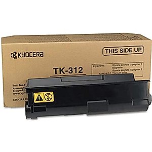 Kyocera TK-312 1T02F80US0 FS-2000 FS-2000D FS-2000DN Toner Cartridge (Black) in Retail Packaging