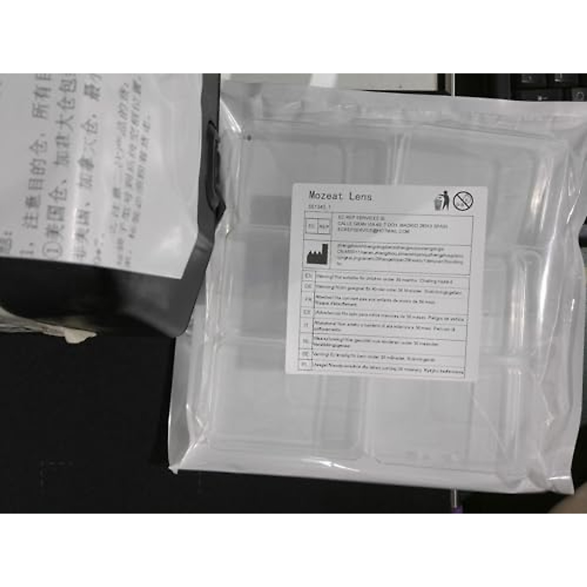 6 PCS Mini Clear Plastic Storage Containers Box Case with Lids Clear Rectangle Box Small Clear Container for Small Items and Other Craft Projects, 3.3 X 2.4 X 1 Inch