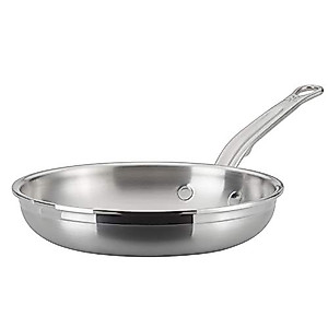 Hestan - ProBond Collection - Professional Clad Stainless Steel Frying Pan, Induction Cooktop Compatible, 8.5-Inch