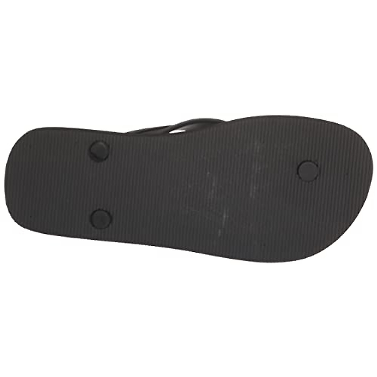 A | X ARMANI EXCHANGE Men's Logo Flip Flop, Black, 10