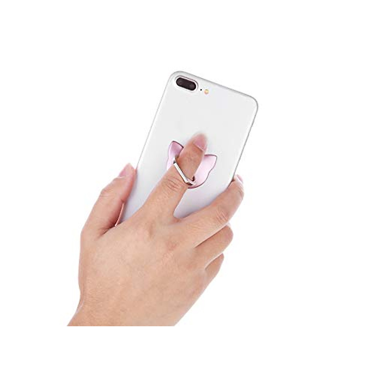 lenoup Cat Cell Phone Holder,360 Rotation Phone Ring Kickstand,Universal Cell Phone Ring Grip for Almost All Phones,Pad