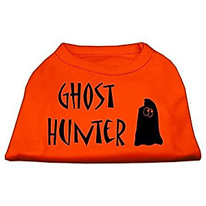 Mirage Pet Products Ghost Hunter Screen Print Shirt Red with Black Lettering XXL (18)