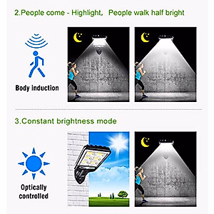 COB/LED Solar Light Outdoor Solar Lamp Powered Sunlight Wall Light Waterproof PIR Motion Sensor Street Light Garden Decoration 3