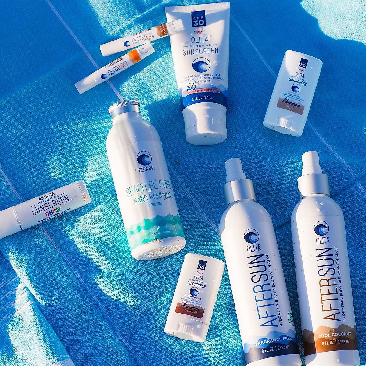 Olita Mineral Lip Balm with Broad Spectrum SPF 15 - Moisturizing & Hydrating, All-Natural & Reef-Safe - Untinted, Flavor-Free