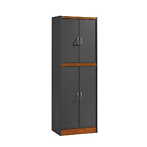 Hodedah 4-Door 4-Shelves, 5-Compartments Kitchen Pantry