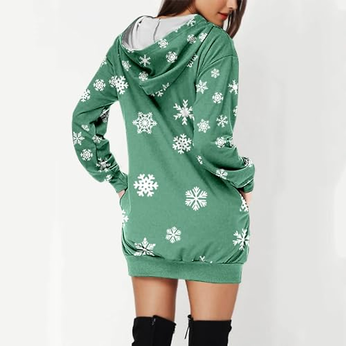 SNKSDGM halloween pajamas women sweaters and pullovers tops y2k cardigan skeleton oversized sweatshirt for women skeleton black zip up hoodie country western cardigans for women sweater dress western