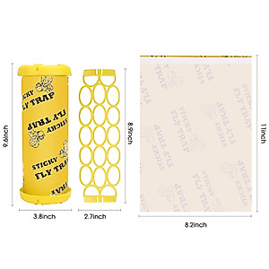 Wasp Trap Outdoor Hanging, Yellow Jacket Killer, Carpenter Bee Sticky Traps for Outside