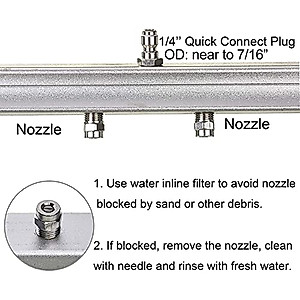 M MINGLE Pressure Washer Water Broom, 13 Inch Power Washer Cleaner, Sweep Driveway, Sidewalk, Deck, 4000 PSI