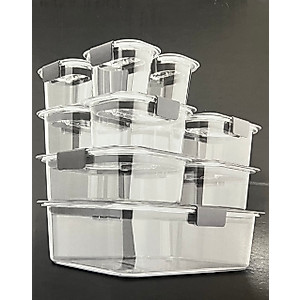 Rubbermaid Brilliance 22-piece Food Storage Container Set