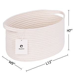 Laughbird Storage Box|Fabric Storage Basket Used to Organize The Shelf of Closet Shelf Baby Toys|Decorative Medium Woven Linen Closet Organizer, With Handle Cube (white, 3bags)