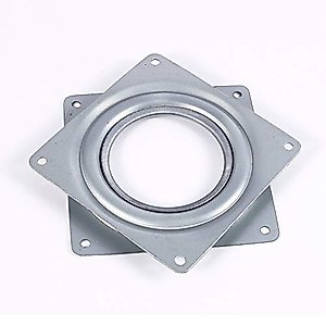 4 Inch Swivel Plate for Lazy Susan Bearing Table Turntable Bearing Boat Seat Swivel Boat Seat Pedestals Murphy Bed Kit Boat Seat Mount, 5/16 Inch Thick Boat Seat Swivel Bar Stool Swivel Replacement