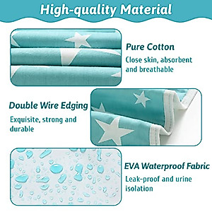 BNOSDM Guinea Pig Cage Liners 3 Packs Reusable Small Animals Pee Pads Washable Guinea Pig Bedding Highly Absorbent Cage Mats for Rabbits Hamsters Rats and Other Small Pets