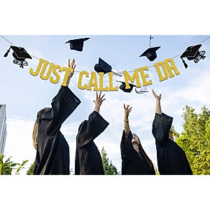 Just Call Me Dr Banner, Doctorate Degree Graduation Decorations, Congrats Doctor Decor, We're So Proud of You, 2024 College Graduation Party Decor Supplies