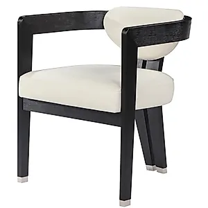 Best Master Furniture Ravenna Black Wood Dining Chair