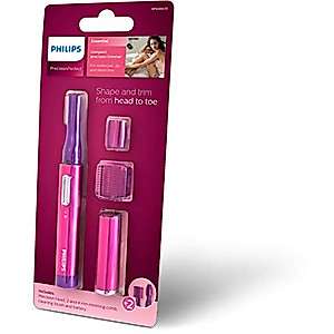 Philips PrecisionPerfect compact Precision Trimmer for Women, Facial Hair Removal & Eyebrows, HP6390/51