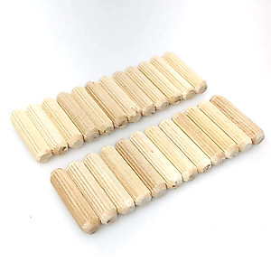 ReplacementScrews Wooden Dowel Pins Compatible with IKEA Part 101359 Wood Dowels (Pack of 24)