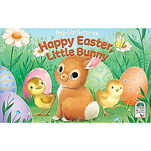 Happy Easter, Little Bunny Lift-a-Flap & Pop-Up Surprise Children's Board Book, Ages 2-6