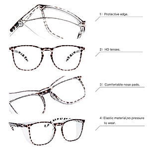 JOO'RTI Safety Glasses Goggles Anti Fog Proof Eye Protective Eyewear Protection Nurse Medical Spoggles Uv Lab Ppe Glases Googles Z87 Side Shield Surgical Prescription Snoggles Fashion