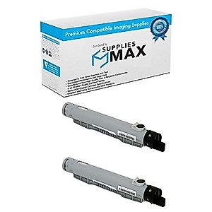 SuppliesMAX Remanufactured Replacement for Phaser 6300/6300DN/6300N Black High Yield Toner Cartridge (2/PK-7000 Page Yield) (106R01085_2PK)