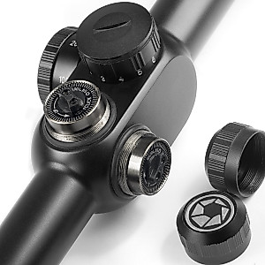 Barska AC10776 Illuminated Reticle Rifle Scope 6-20x50 First Focal Plane Mil-Dot Reticle, Black Matte