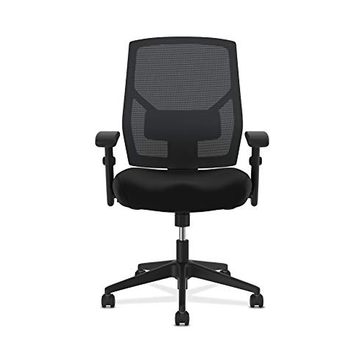 HON Crio High-Back Task Chair - Fabric Mesh Back Computer Chair for Office Desk, in Black (HVL581)