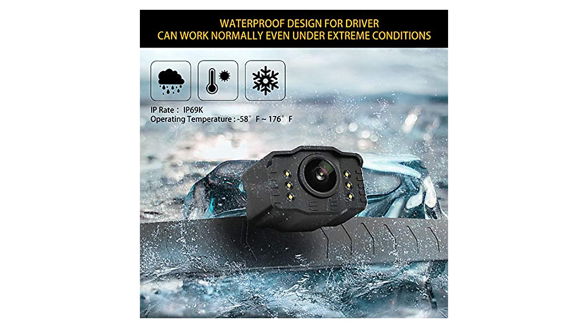 Xroose S2 HD Backup Camera - Clear Night Vision & Wide View