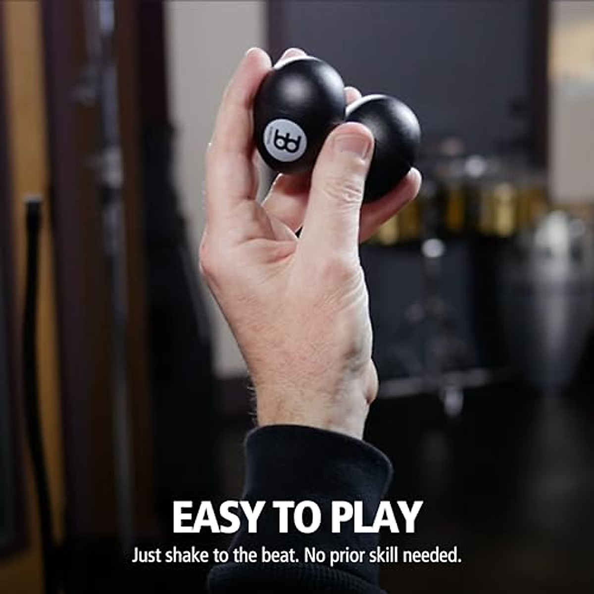 Meinl Percussion Egg Shaker Pack (24 Pieces) for All Musicians with Crystal Clear Sounds — NOT Made in China — Durable All-Weather Synthetic Shells, 2-Year Warranty (ES-SET24-BK)