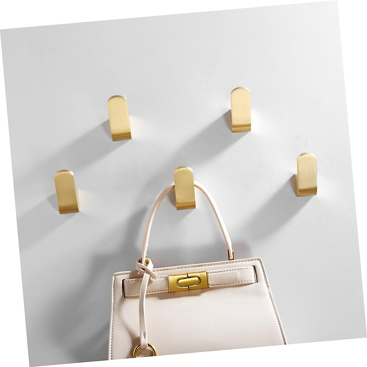 Cabilock 2pcs Towel Hooks Coat Hooks Wall Mounted Clothing Rack Metal Clothing Rack Bath Hook Brass Decor Wall Hooks Decorative Hooks Wall-Mounted Door Hook Towel Rack Coat Hanger Hook up