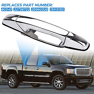 FAERSI Exterior Door Handle Chrome Front Right Passenger Side Door Handle Replacements for 2007 2008 2009 2010 2011 2012 2013 Silverado Tahoe Avalanche Suburban GMC Sierra Yukon XL Cadillac Escalade