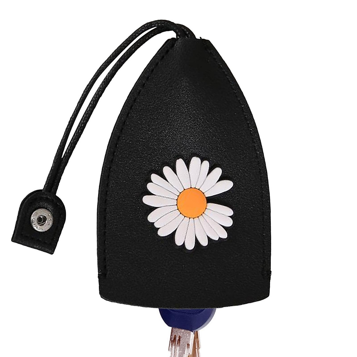 Pull Out Key Case, Portable Car Key Bag, Cute Pu Leather Keychain Pouch, Protective Key Holder Hook, Key Sleeve for Preventing Keys from Scratching Your Belongings Including Cosmetics Mobile Phones