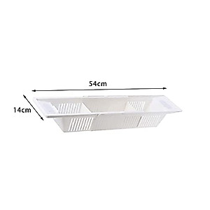 loensy Modern Bathtub Caddy Tray Bathroom Gadgets Bath Toys Organizer Bathtub Tray for