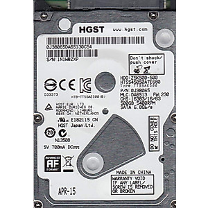 500GB 5.4K Z5K500 SATA 2.5 DISC PROD SPCL SOURCING See Notes