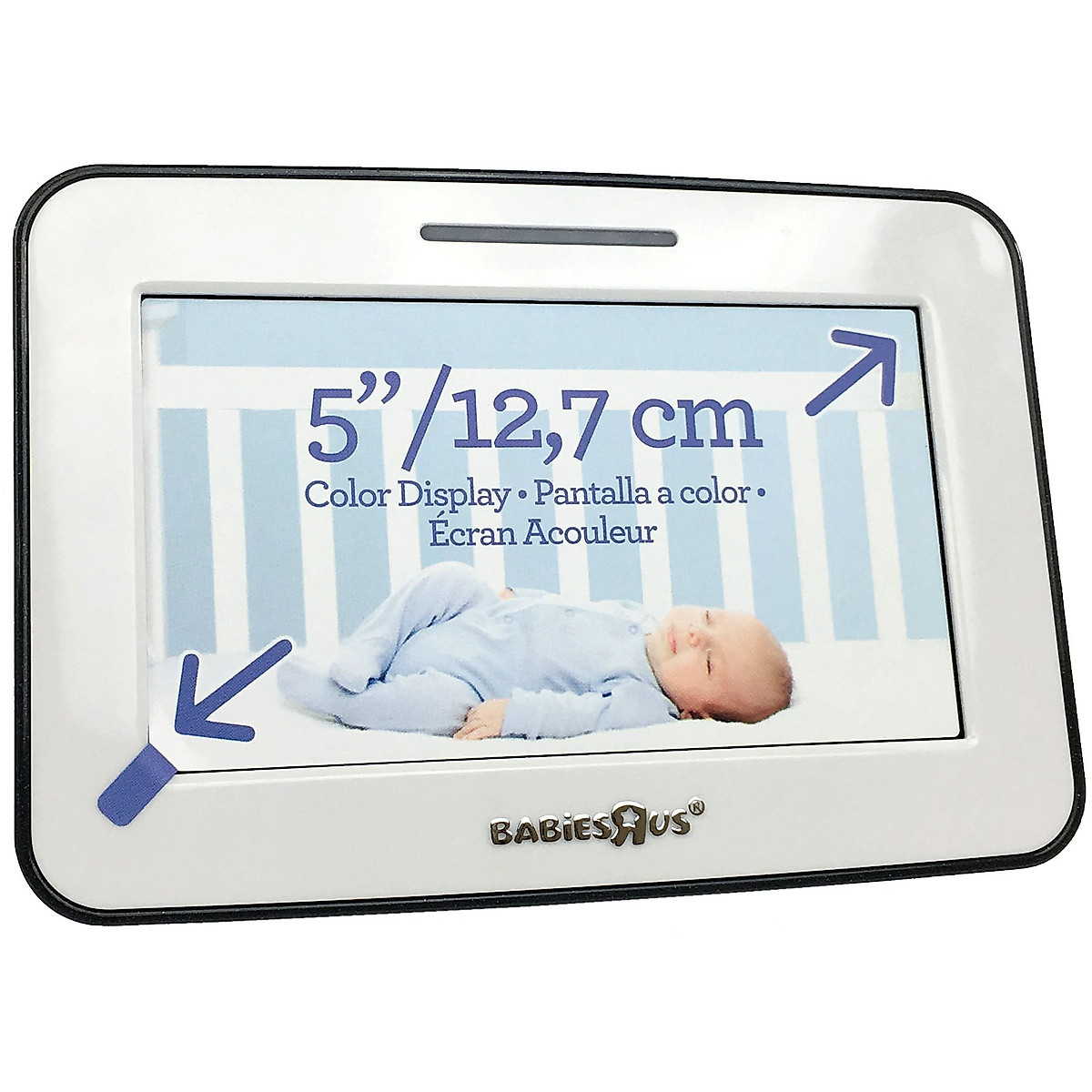 Babies R Us 5 Inch Video Baby Monitor with Night Vision, Color, Flat Screen, Video and Sound Baby Monitor