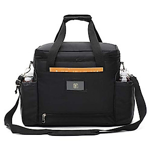 MOJECTO XX-Extra Large Tall Insulated Cooler Lunch Bag (XX-14x12.5x9 In). 1680D Heavy-Duty Polyester, High Density Insulation, Heat-Sealed Liner, Durable Zipper, Multiple Pockets, Metal Buckle.