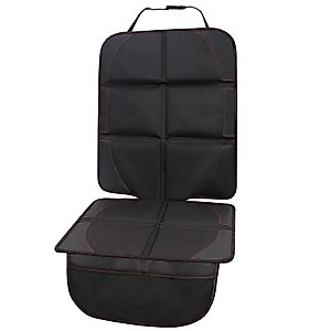 FYY Car Seat Protector for Child Car Seat, [1 Pack] XL Size Auto Car Seat Cover with Thickest Padding, Waterproof 600D Fabric, Best Coverage, Non-Slip Backing and Mesh Pockets for Handy Storage