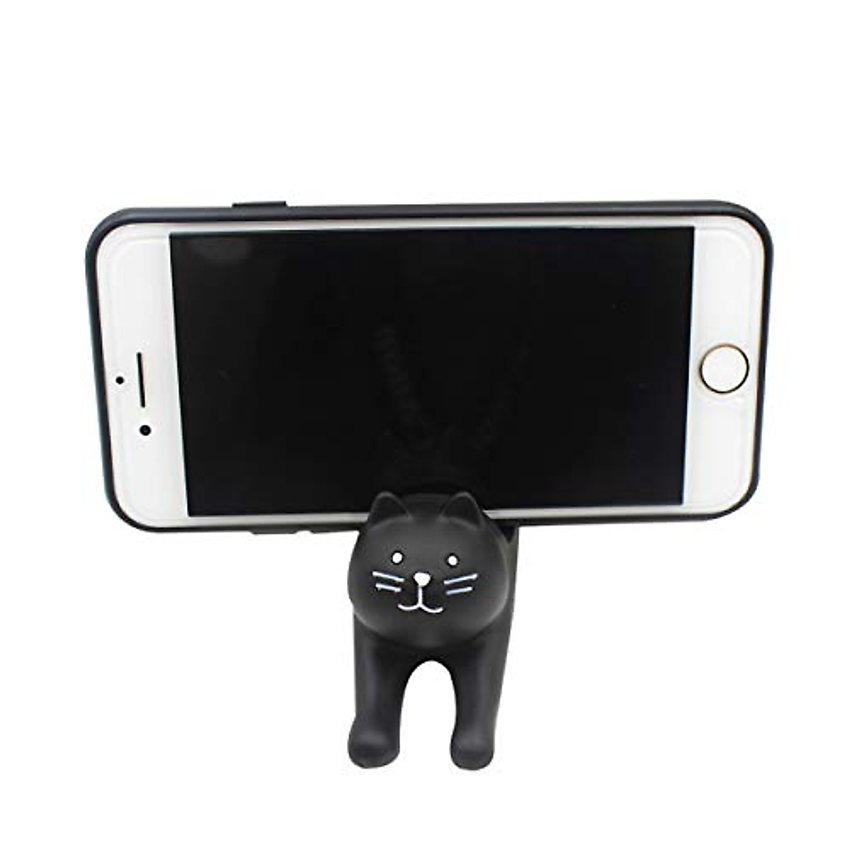 Bolley Joss Desk Cell Phone Holder Stand Cute Stretching Cat Kitty for Office Free You Hands Home Ornament