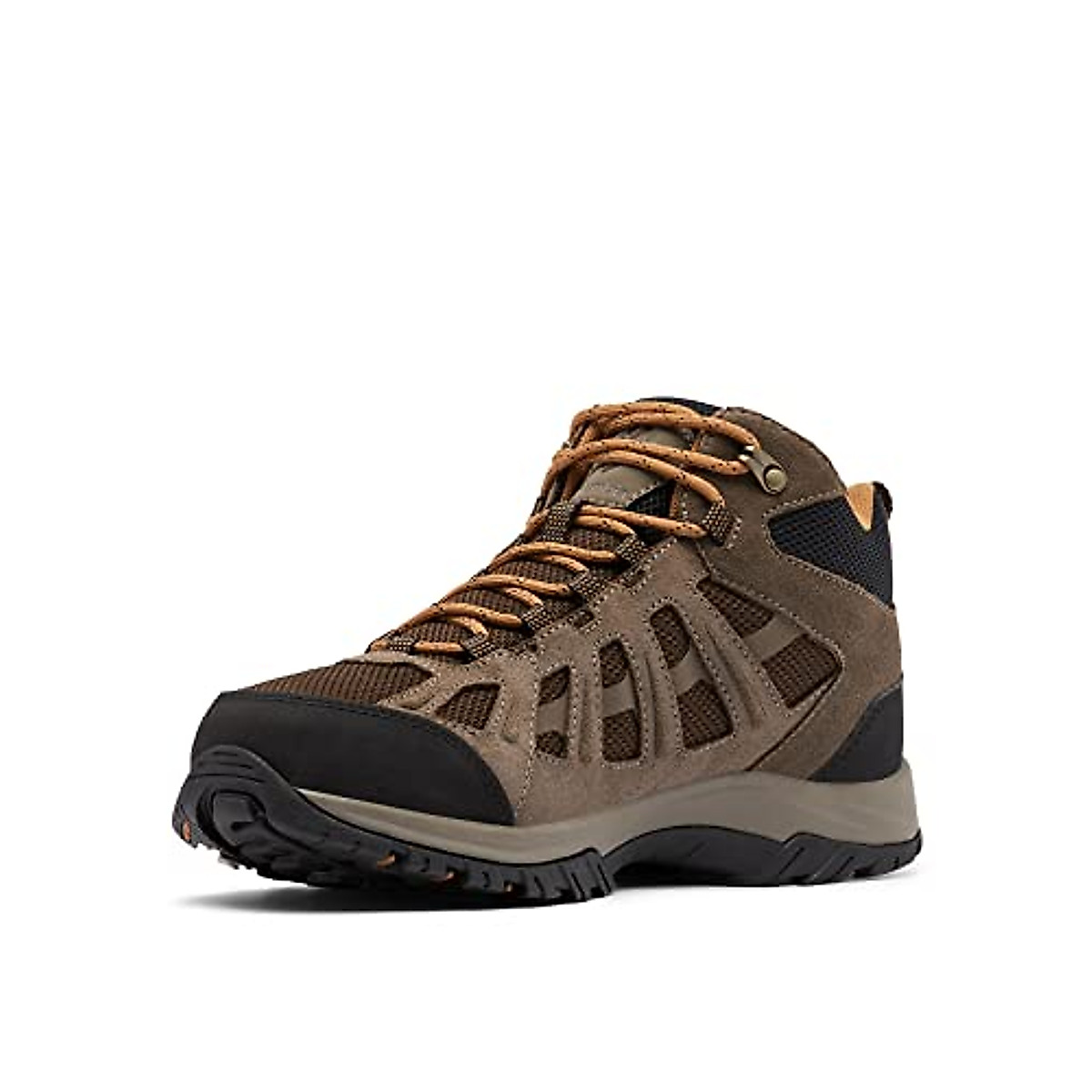 Columbia Men's Redmond III Mid Waterproof Hiking Shoe, Cordovan/Elk, 10.5
