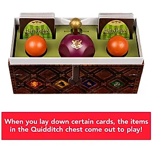 Harry Potter Catch The Golden Snitch, A Quidditch Board Game for Witches, Wizards and Muggles, Family Game Ages 8 & up