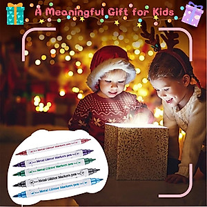 Betytattoo Temporary Tattoo Markers for Skin - Dual-End Tattoo Pens for Body & Face Art with 138 Tattoo Stencil Papers, 10 Pens Make Bold and Fine Lines, Cosmetic Quality(BETY2)