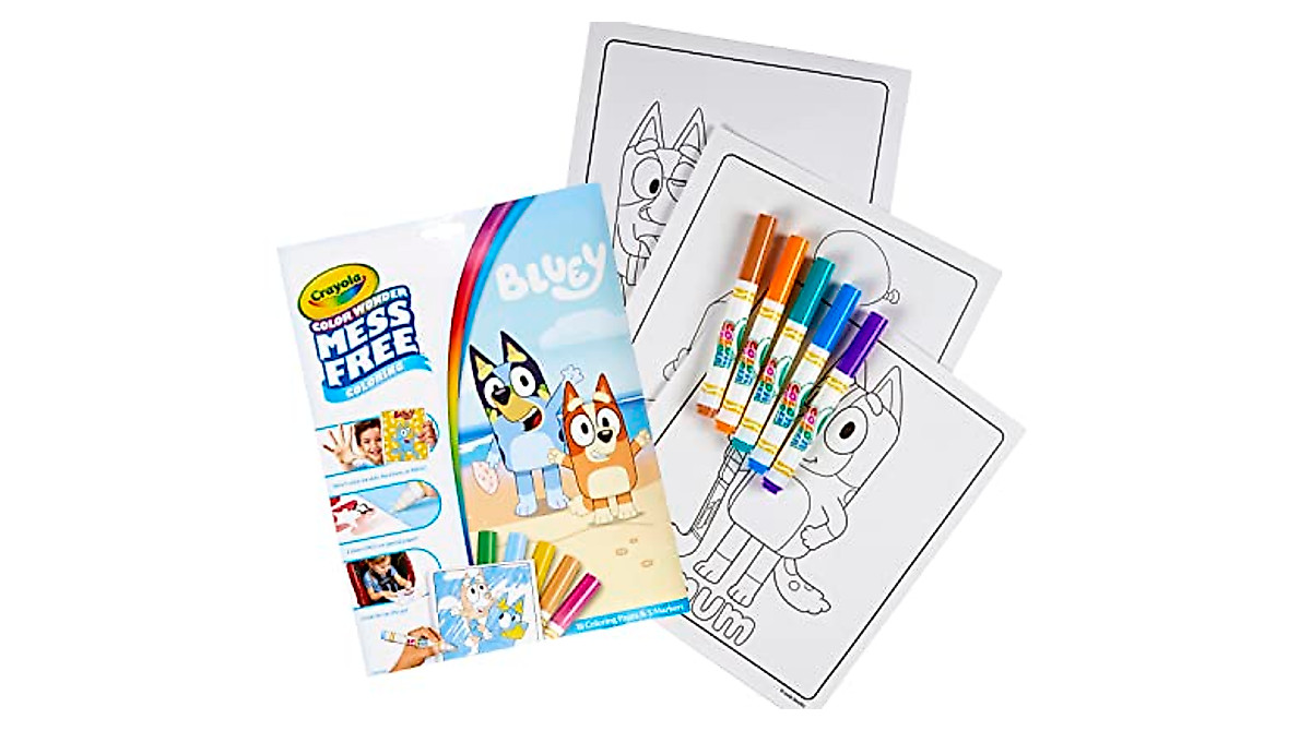 Crayola Bluey Color Wonder Set - Mess Free Fun!