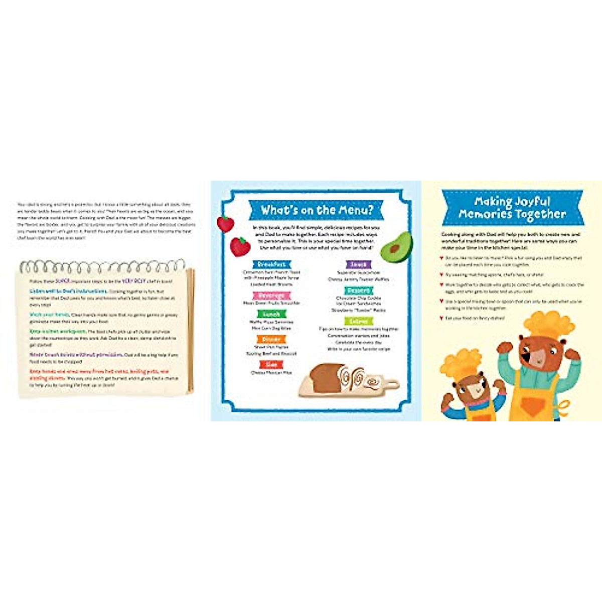 Dad and Me Fun in the Kitchen: A Kids Cookbook With Easy Recipes To Make With The Whole Family (The Perfect Gift for Dad from Kids!) (Little Chef)