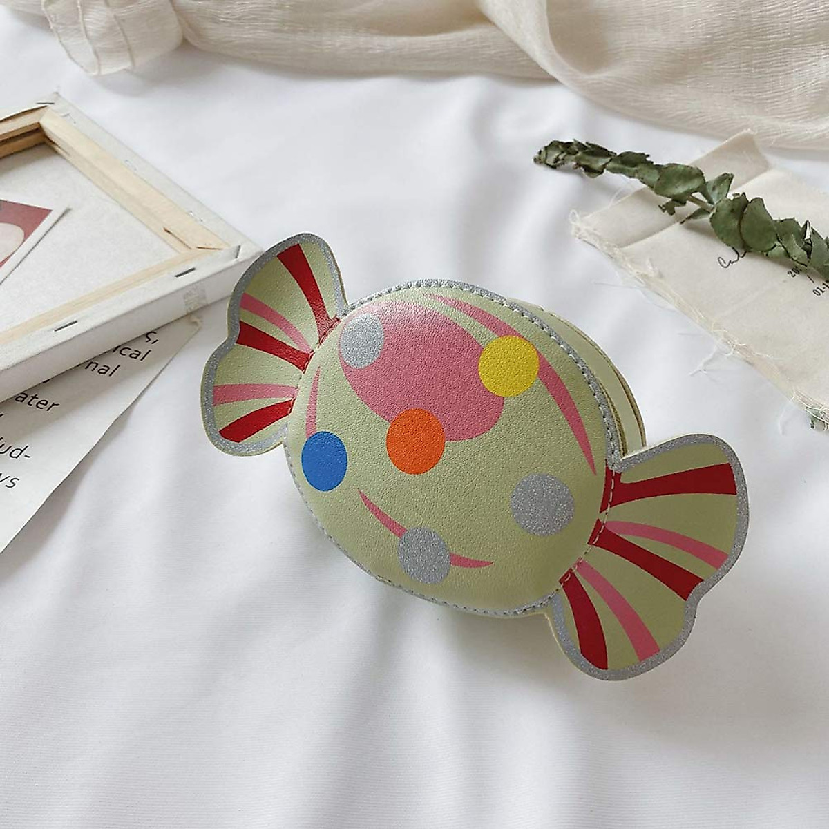 Candy Shaped Bag Cross Body Bag Mini Change Purse Storage Pouch