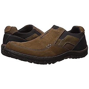 Nunn Bush Men's Quest Slip On Rugged Casual Loafer, Tan Multi, 14 Medium