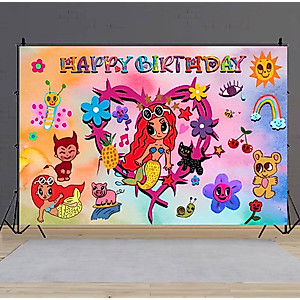 Manana Sera Bonito Background Birthday Decorations, Manana Sera Bonito Happy Birthday Banner Backdrop for Karol G Birthday Party Supplies (5x3ft)